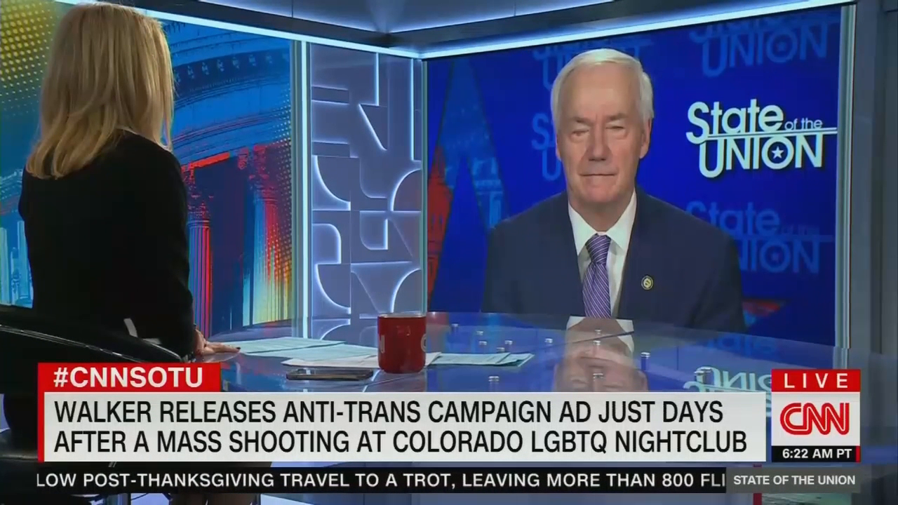 CNN's Bash Claims Walker Trans Swimmer Ad 'Targets' Trans People