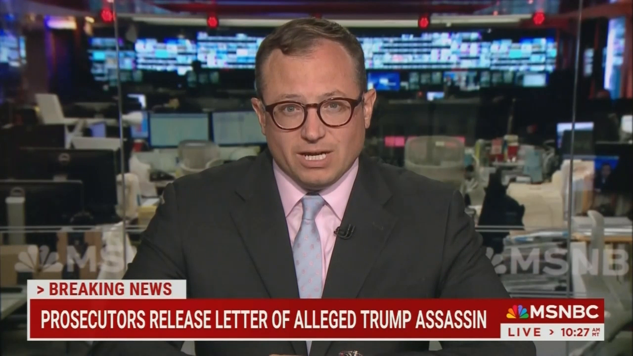 MSNBC Demonstrates How To Cover Routh's Letter Responsibly