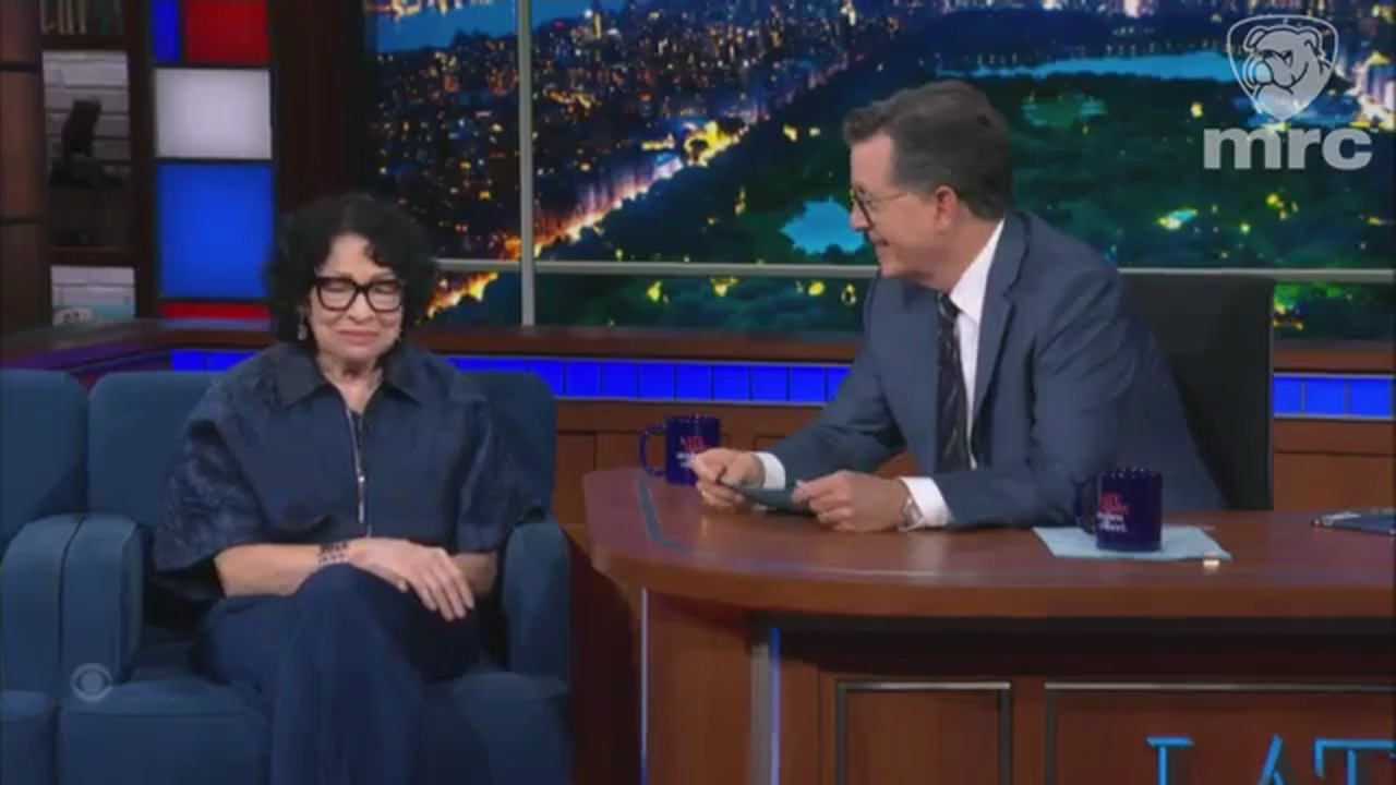Colbert's Supreme Court Straw Man Was So Bad Even Sotomayor Objected