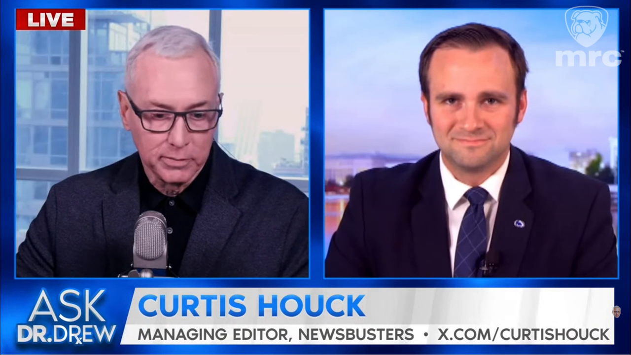 MRC's Houck Speaks With Dr. Drew : The Crazy Leftist Response To Murder of Charlie Kirk | MRCTV