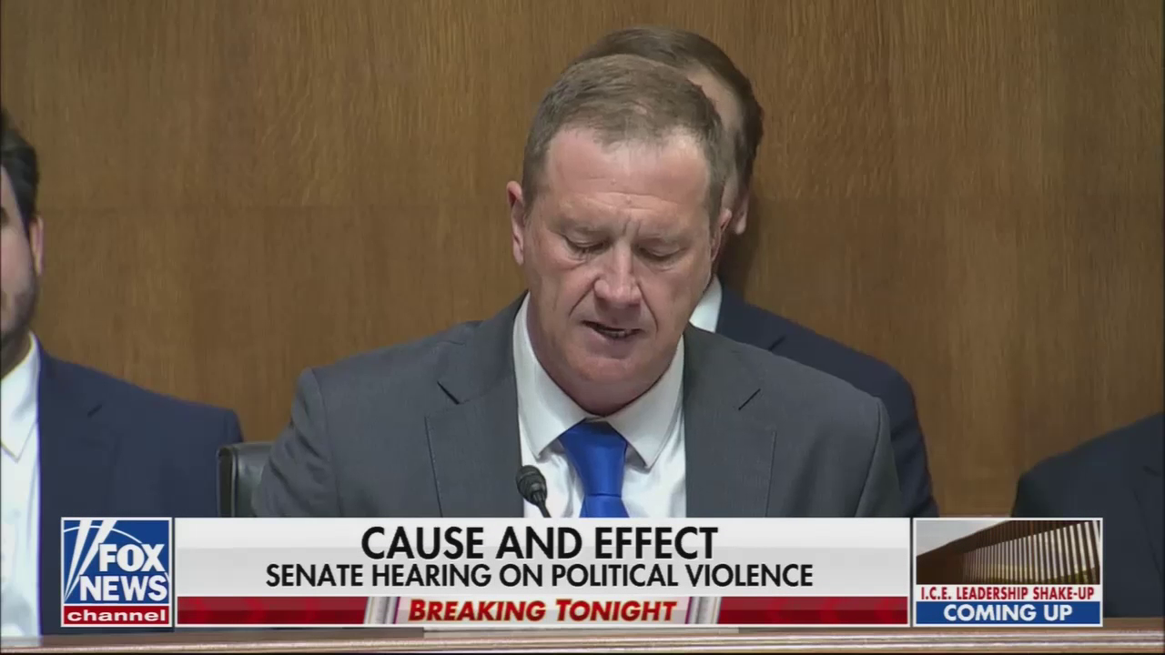 David Spunt's report on Tuesday's Senate hearing on political violence ...