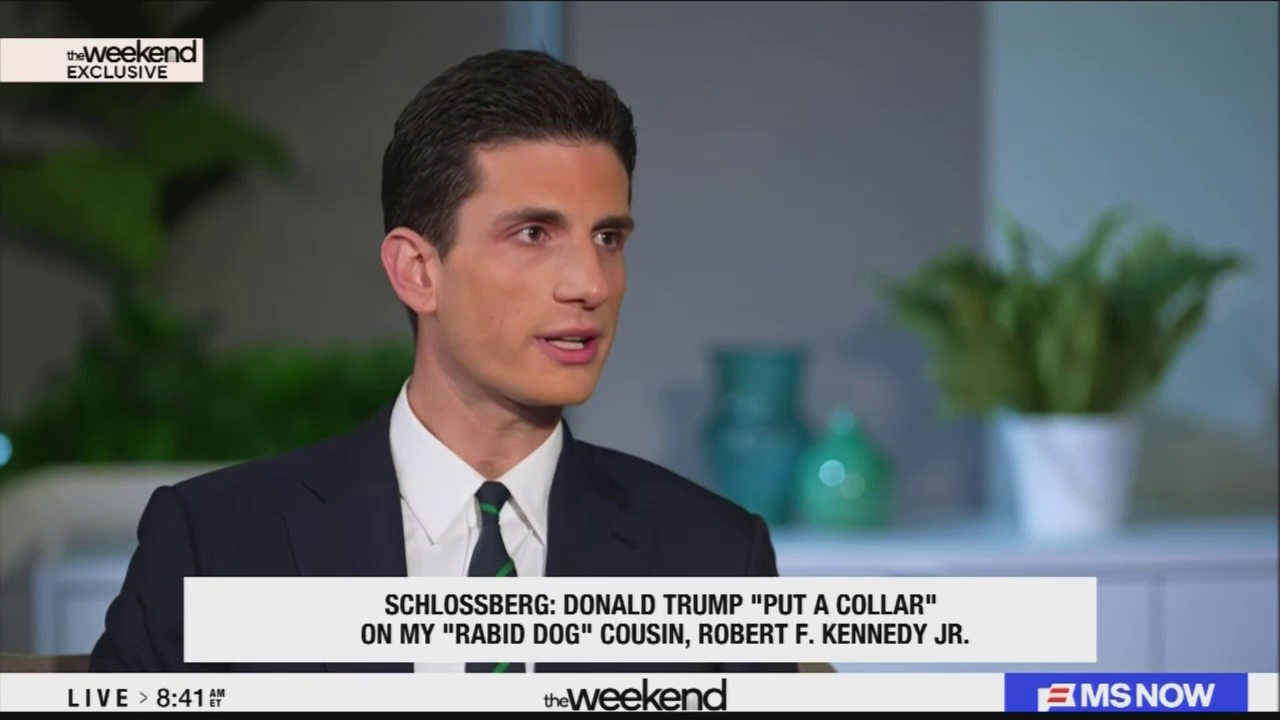 On MS NOW, Schlossberg Calls RFK Jr. A 'Rabid, Barking Dog'